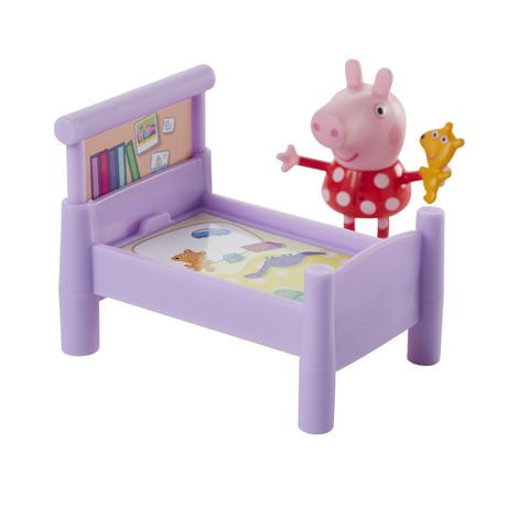 Peppa Pig Peppa's Adventures Bedtime with Peppa Accessory Set Preschool ...