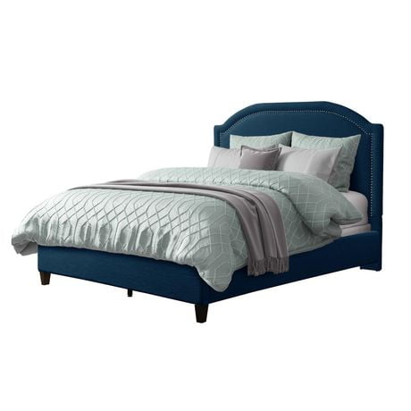 Click here for Corliving Fabric Bed Frame With Arched Headboard A... prices