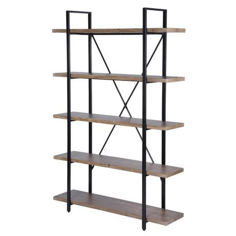 Homycasa Steel Etagere 5 Tier Bookcase | Walmart Canada