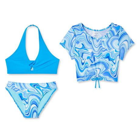 George Girls' Halter Bikini 3-Piece Set - Walmart.ca