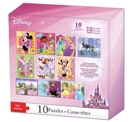 Disney Princess Disney Girl's Puzzles, Pack of 10 | Walmart Canada