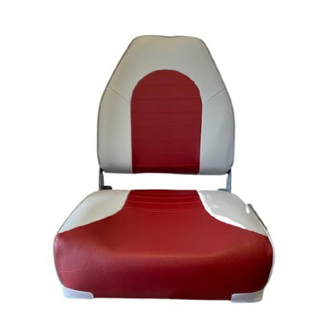 Click here for Blue Dog Marine Highbacked Seat - Gray/Red prices