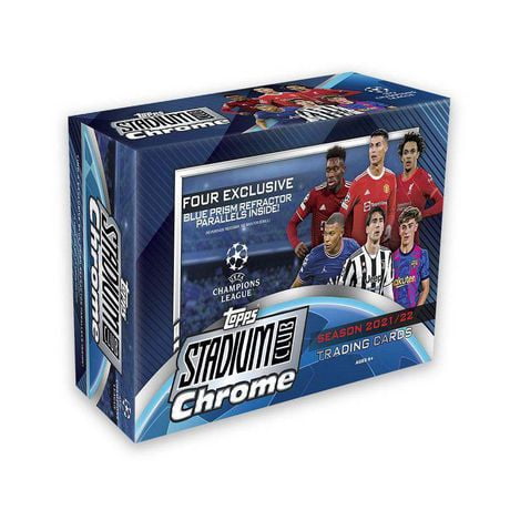 2021-22 Topps UEFA Champions League Stadium Club Chrome Mega Box ...