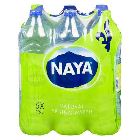 Naya Natural Spring Water 6x1.5L, Natural spring water from the ...