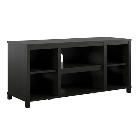 Home Trends Parsons TV Stand for TVs up to 50", True Black Oak - Walmart.ca