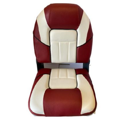 Click here for Blue Dog Marine Premium Folding Seat - Red / White prices