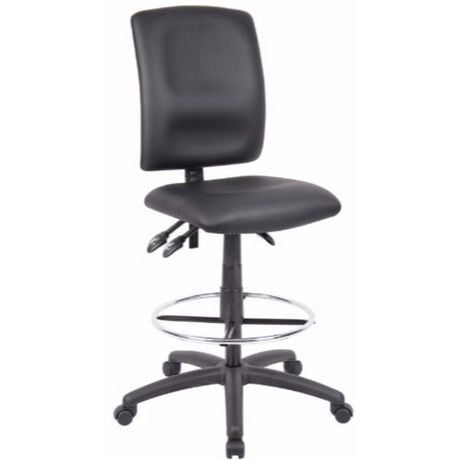 Click here for Nicer Furniture Leatherette Ergonomic Black Drafti... prices