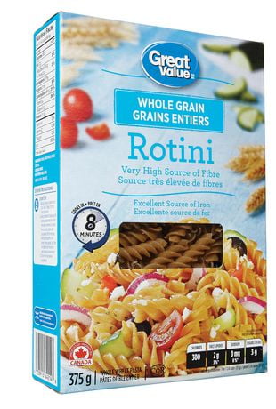 Great Value Whole Grain Rotini | Walmart Canada