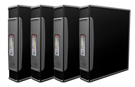 Storex Duragrip Binder Hard Cover/1.5" Inch O-Ring /Black (4 units/pack ...