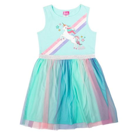 Click here for Barbie Girls Sleeveless Tutu Dress Green Xs prices