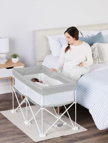 Click here for Regalo Portable My Crib  Portable Bassinet Gray prices