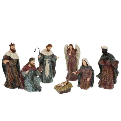 Holiday Time 8-Piece Resin Nativity Set - Walmart.ca