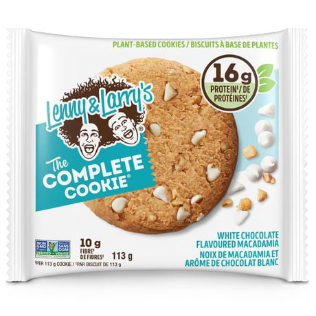 LENNY & LARRY'S WHITE CHOC MACADAMIA COOKIE, L&L WhtChocMaca Protein ...