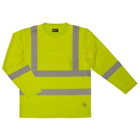 Click here for Tough Duck Long Sleeve Safety T-Shirt With 2 Segme... prices