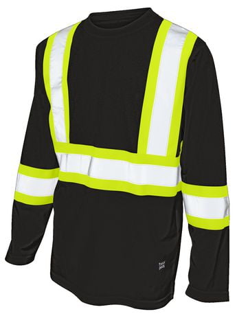 Click here for Tough Duck Long Sleeve Safety T-Shirt With 2 Refle... prices