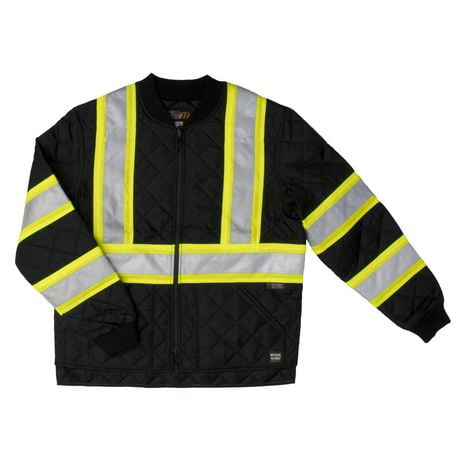 Click here for Tough Duck Quilted Safety Jacket Black Xxl prices