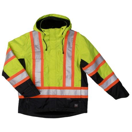 Click here for Tough Duck Fleece Lined Safety Jacket Fluorescent... prices