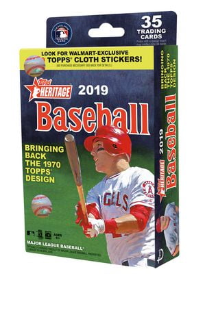 2019 Topps Heritage MLB Baseball WM Hanger Box | Walmart Canada