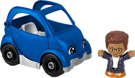 Fisher-Price Little People Electric Vehicle Toy Car & Figure Set for ...