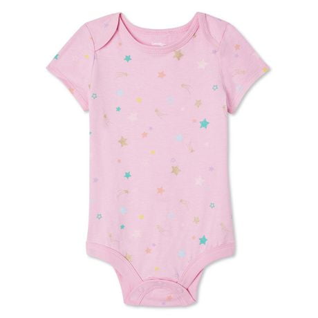 Click here for George Baby Girls Printed Short Sleeve Bodysuit Pi... prices