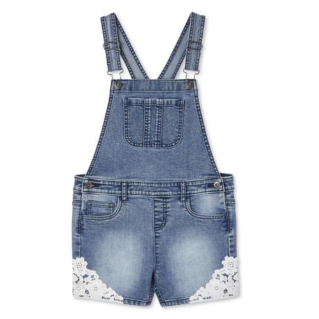 Click here for George Girls Crochet Trim Shortall Blue 4 prices