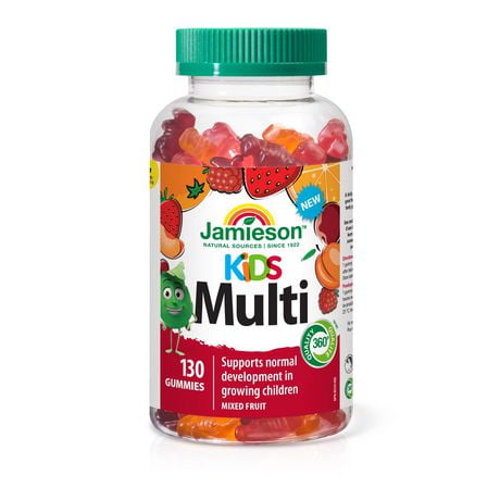 Jamieson Multivitamin Gummies for Kids Mixed Berry, 130 Gummies ...