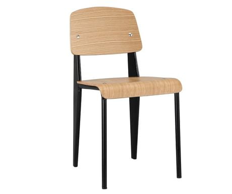 Black Student Chair, Wood seat. ideal for Office and Dining Room ...