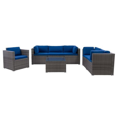 Click here for Corliving Parksville Resin Wicker Patio Sofa Secti... prices