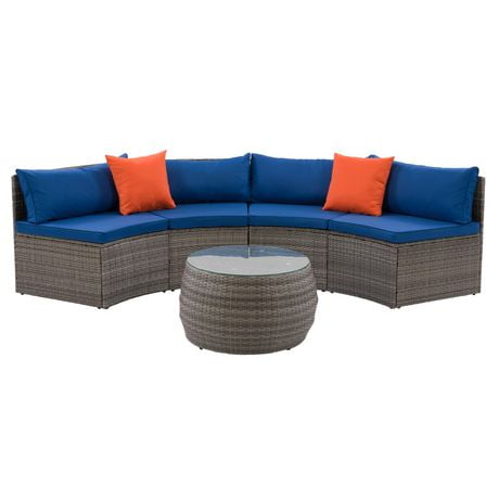 Click here for Corliving Parksville 3-Piece Resin Wicker Patio Se... prices