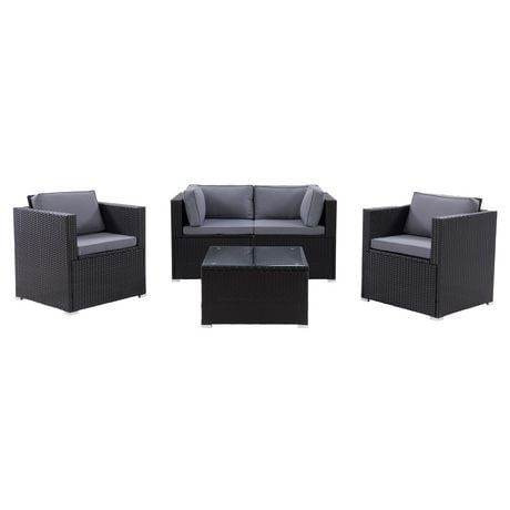 Click here for Corliving Parksville Resin Wicker Patio Sofa Secti... prices