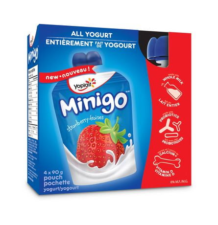 Minigo Strawberry Yogurt Pouch | Walmart Canada
