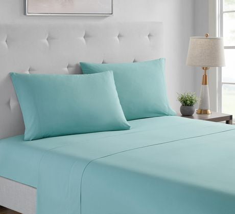 Click here for Avery Pure Cotton Bamboo 4 Piece Sheet Set Blue Ki... prices