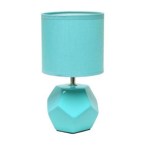 Click here for Simple Designs Round Prism Mini Table Lamp With Ma... prices
