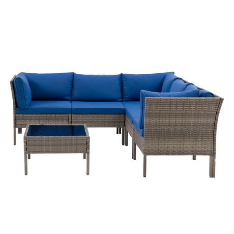 Click here for Corliving Parksville Resin Wicker Patio Sectional... prices