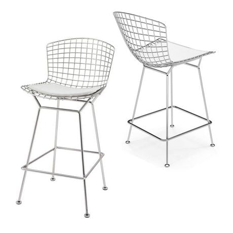 Heavenly Collection White Metal Counter Stool - Walmart.ca