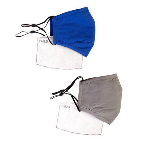 Set of 2 Reusable Cotton Face Masks for Kids | Walmart Canada