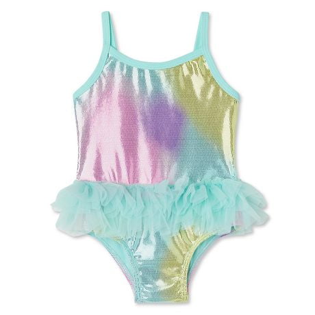 Click here for George Baby Girls Swim Tutu 1-Piece Blue 6-12 Mont... prices