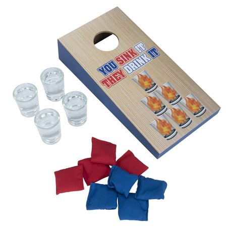Mini-Cornhole Drinking Game Set - Walmart.ca