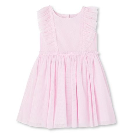 Click here for George Toddler Girls Ruffle Glitter Mesh Dress Pin... prices