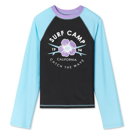 Click here for George Girls Long Sleeve Rash Guard Top Black Xl prices