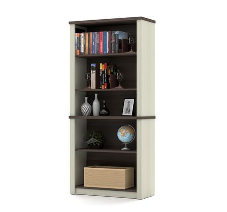 Click here for Bestar Prestige + 31W Bookcase In White Chocolate... prices