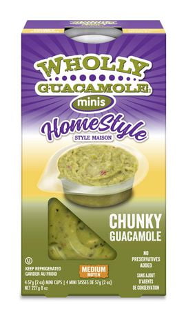 Wholly Guacamole Minis Homestyle Spicy Chunky Guacamole | Walmart Canada