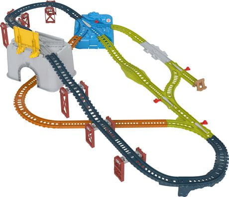 Thomas & Friends Train Tracks Set, Connect & Build Track Bucket, 34 ...