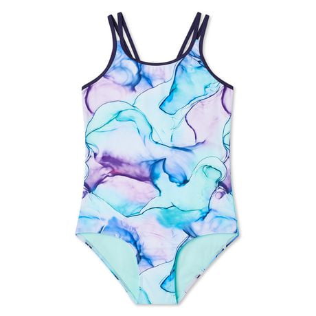 Justice Girls' Macrame Back Swimsuit - Walmart.ca