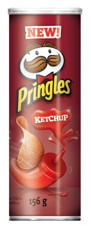 Pringles Ketchup Potato Chips 156 g | Walmart.ca