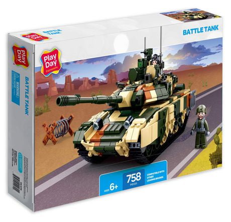 Click here for Play Day - Battle Tank Set 758 Piece Building Bloc... prices