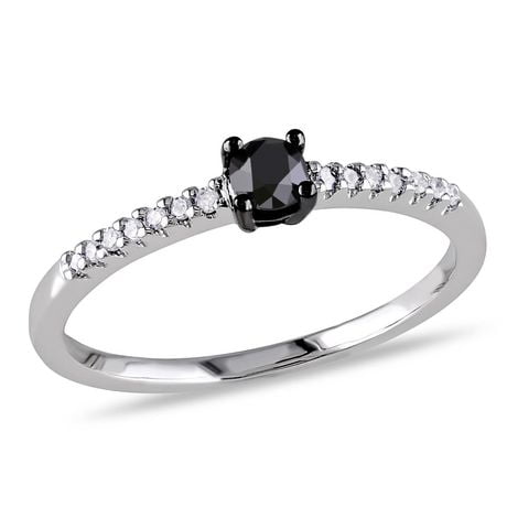 Click here for Asteria 0.25 Carat T. W. Black And White Diamond 1... prices