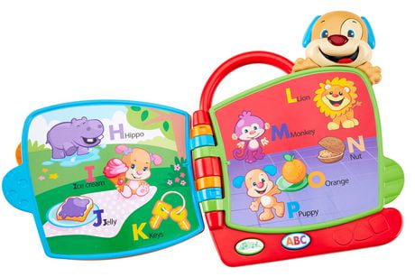 Fisher-Price Laugh and Learn Puppy's ABC Book Playset - English Edition ...