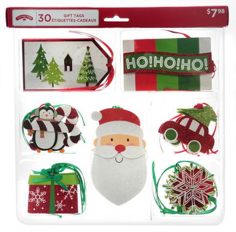 Paper Magic Group Deluxe Handmade Red and Green Gift Tags - Walmart.ca
