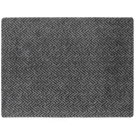 3'x4' 2 Tone Needlepunch Grey Floor Mat, Two-Tone 3 ft. x 4 ft. Grey ...
